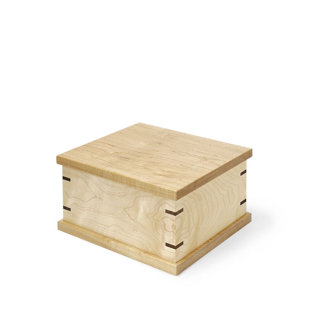 Wood Urn Sizing and Dimensions - Maple Nail Cremation Urns