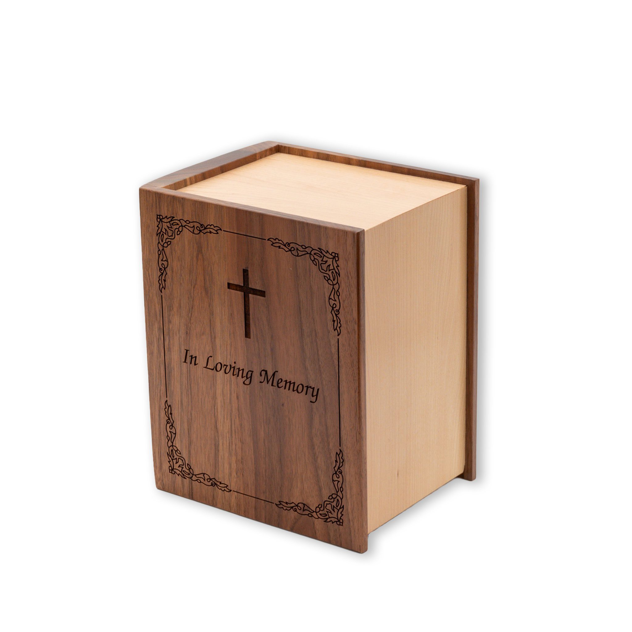 Book Cremation Urn - Maple Nail Cremation Urns